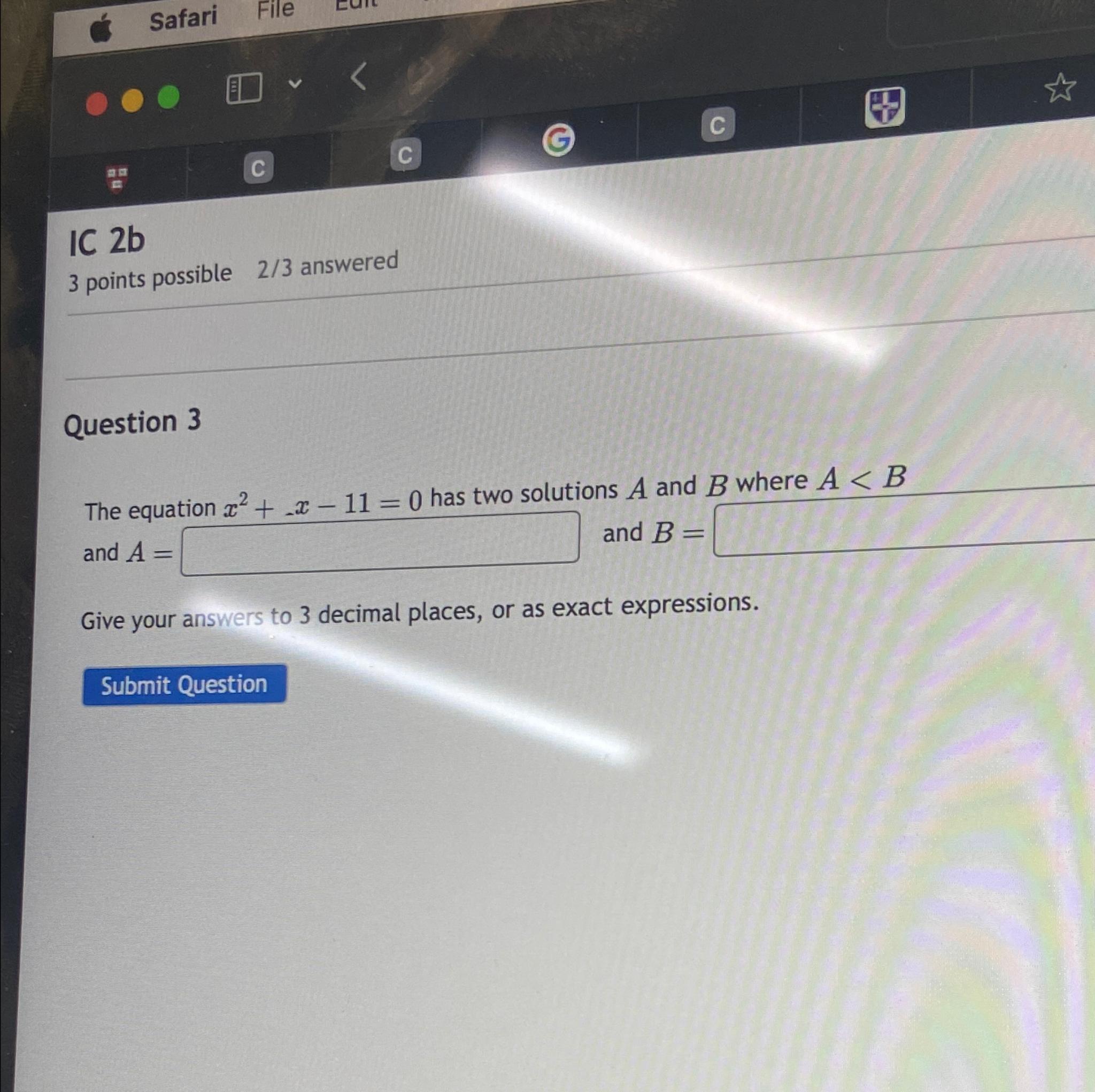 Solved IC 2b3 points possible 23 answeredQuestion 3The | Chegg.com Solved IC 2b3 points possible 23 answeredQuestion 3The | Chegg.com
