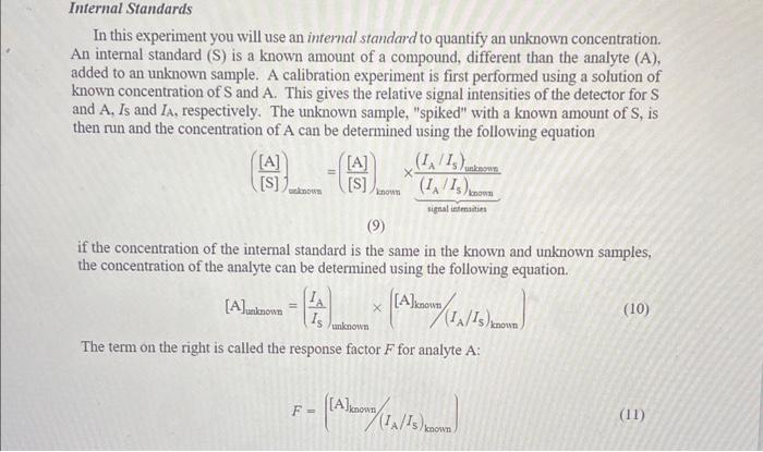 The concentration of X in an uniknown solution is to | Chegg.com