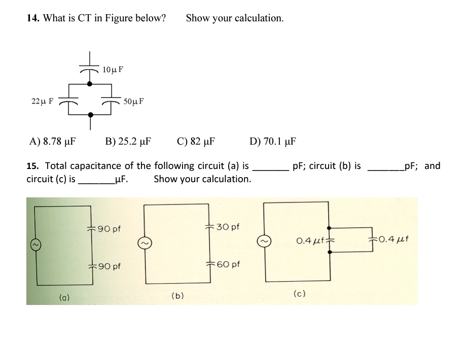 Solved What is CT in Figure below?Show your | Chegg.com