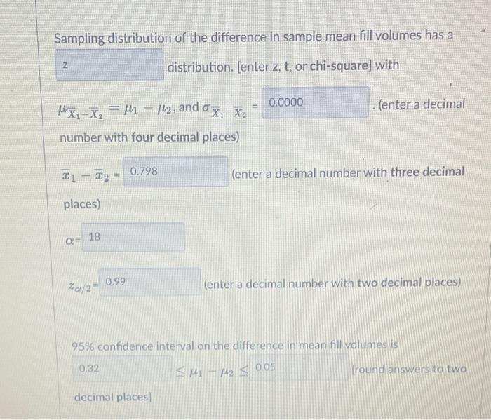 Solved Two machines are used for filling plastic bottles | Chegg.com