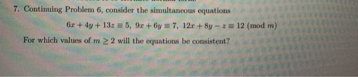 Solved 7. Continuing Problem 6, consider the simultaneous | Chegg.com