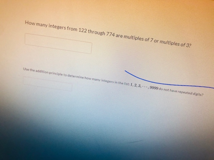Solved How many integers from 122 through 774 are multiples | Chegg.com