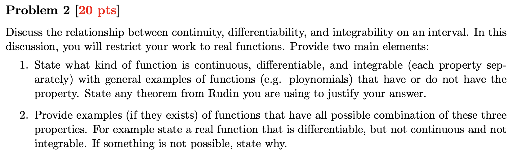Solved Problem 2 [20 ﻿pts] ﻿Discuss the relationship between | Chegg.com