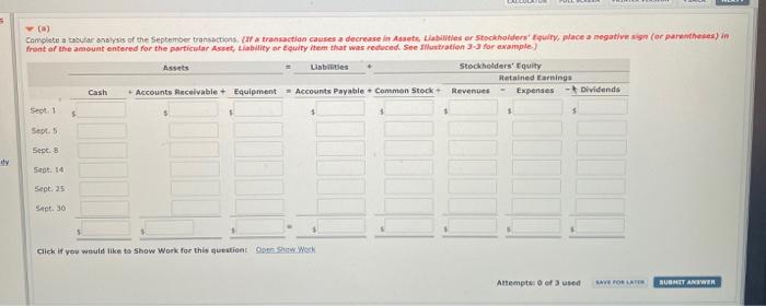 Solved Exercise 3-14 (Part Level Submission) Selected | Chegg.com
