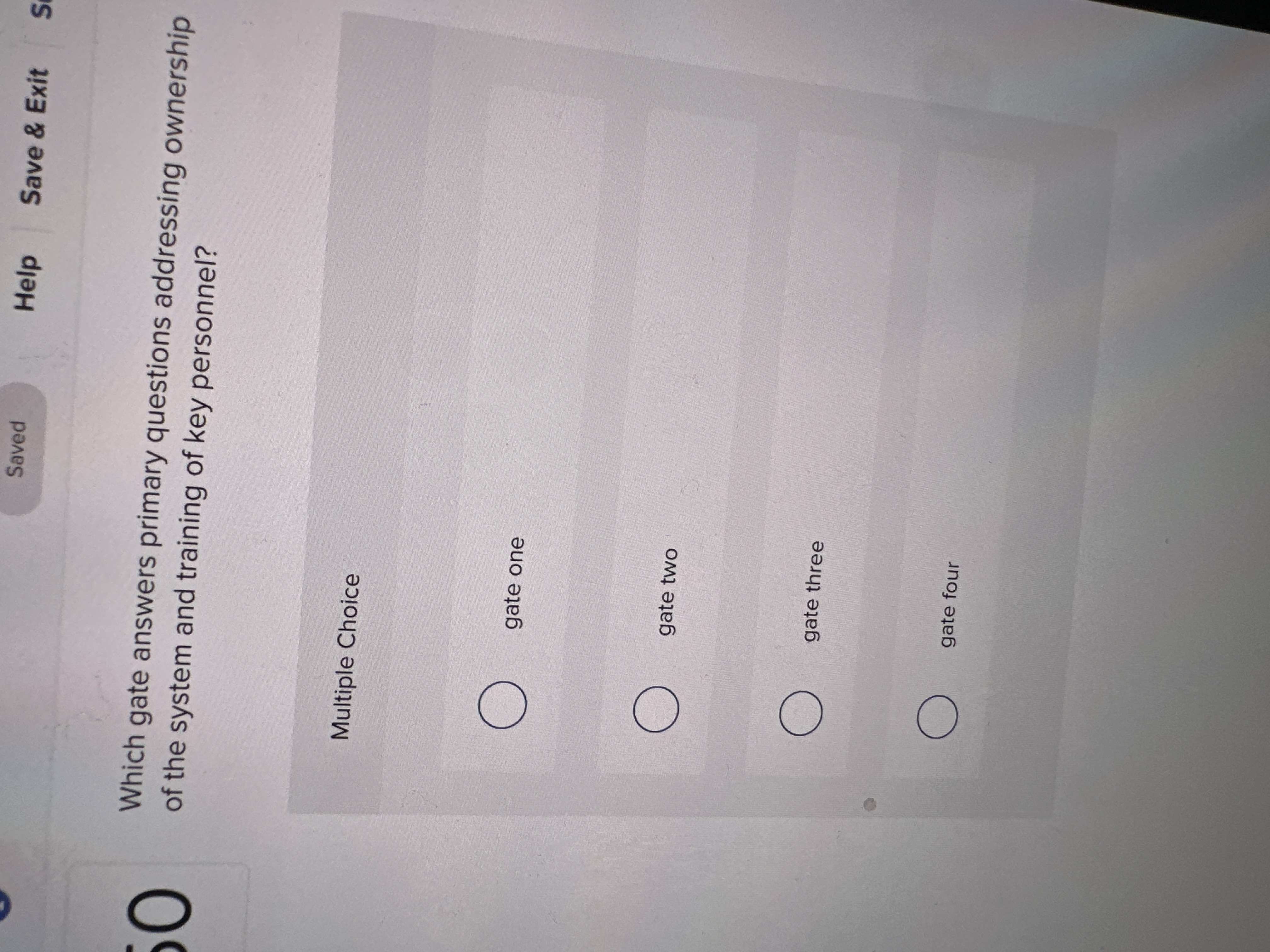 Solved Which gate answers primary questions addressing | Chegg.com