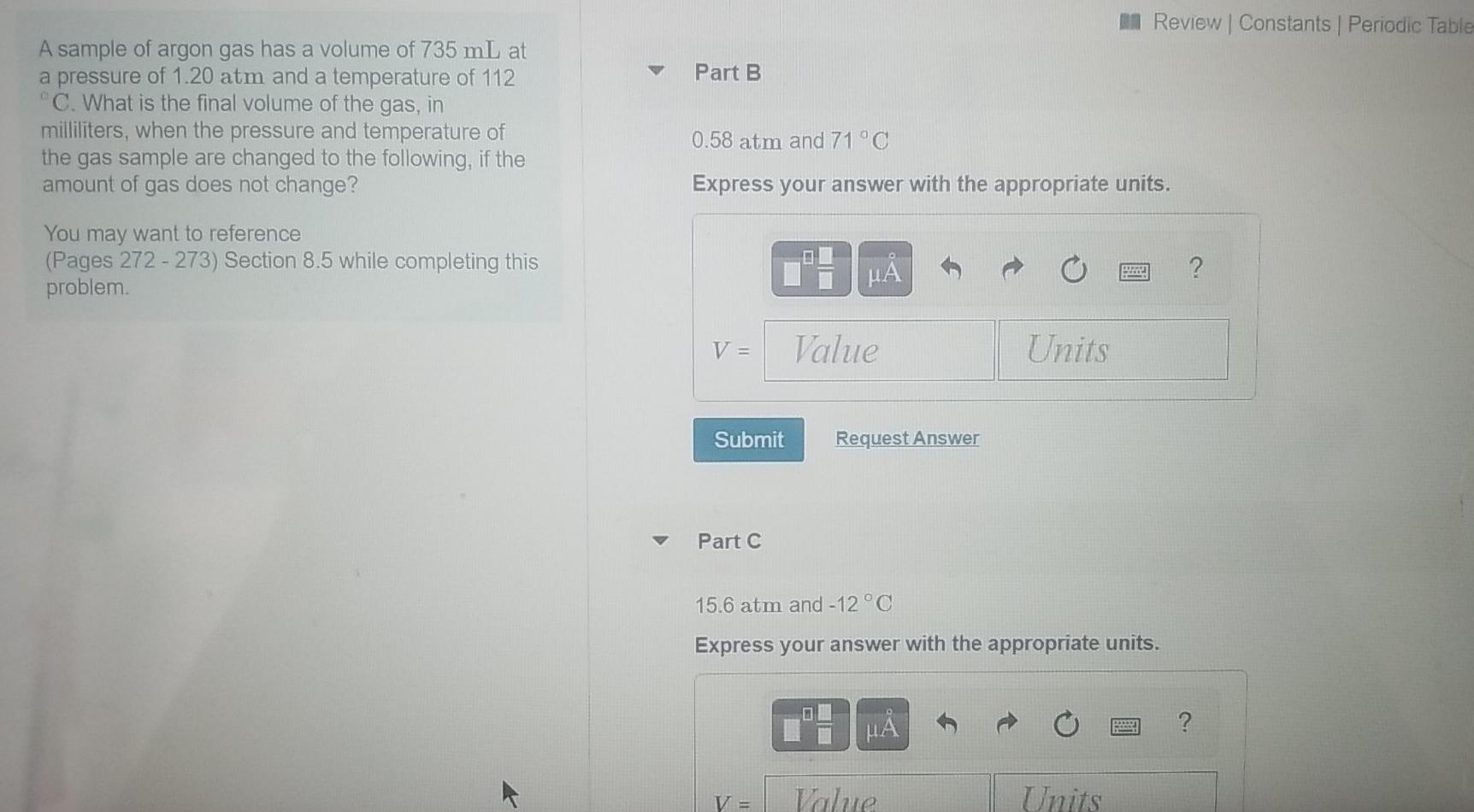Solved II Review | Constants Periodic Table A sample of | Chegg.com