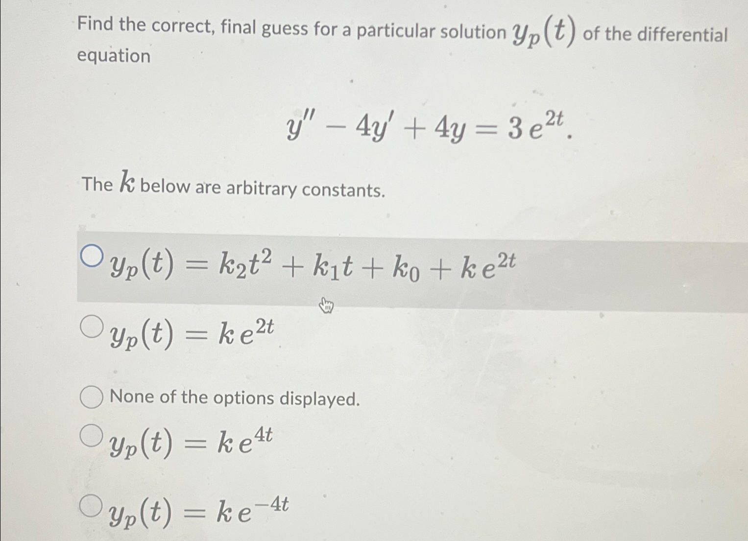 Solved Find the correct, final guess for a particular | Chegg.com