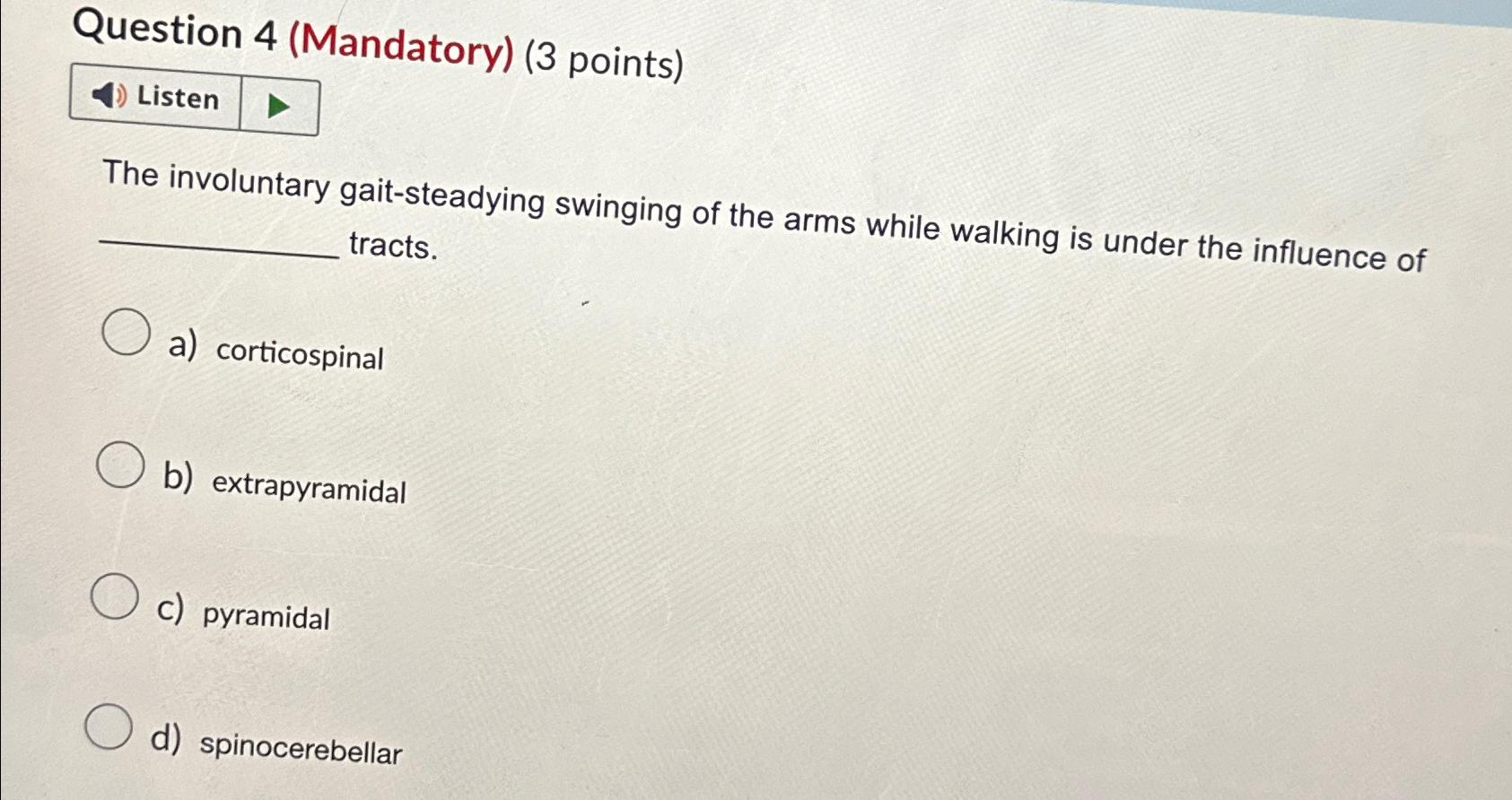Solved Question 4 (Mandatory) (3 points)ListenThe | Chegg.com Solved Question 4 (Mandatory) (3 points)ListenThe | Chegg.com