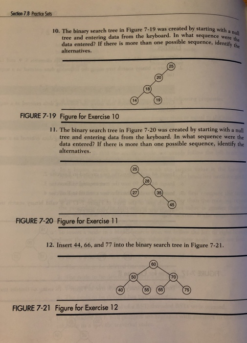 Solved 7.8 Practice Sets Exercises 1. Draw all possible | Chegg.com