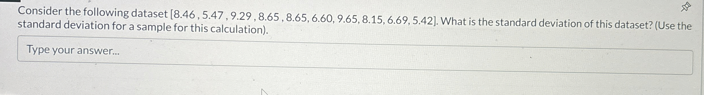 Solved by an EXPERT Consider the following dataset | Chegg.com