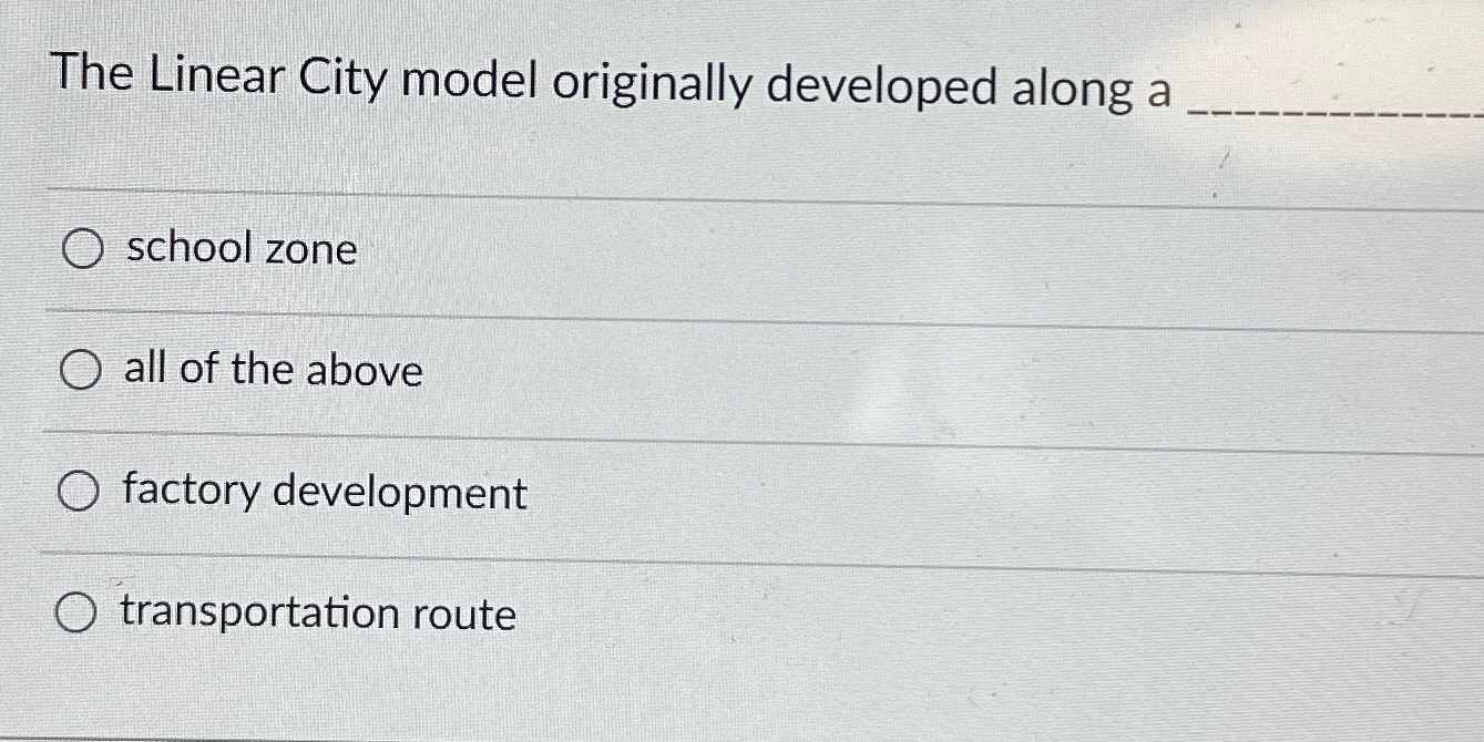 Solved The Linear City model originally developed along | Chegg.com