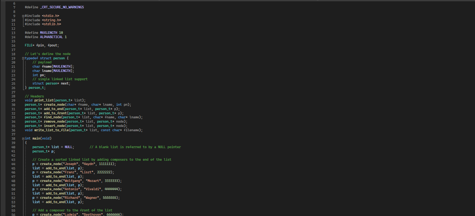 Solved Task:Write the code for the insert_node function at | Chegg.com
