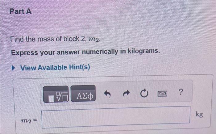 Solved (Figure 1)Block 1 , of mass m1=0.500 kg, is connected | Chegg.com