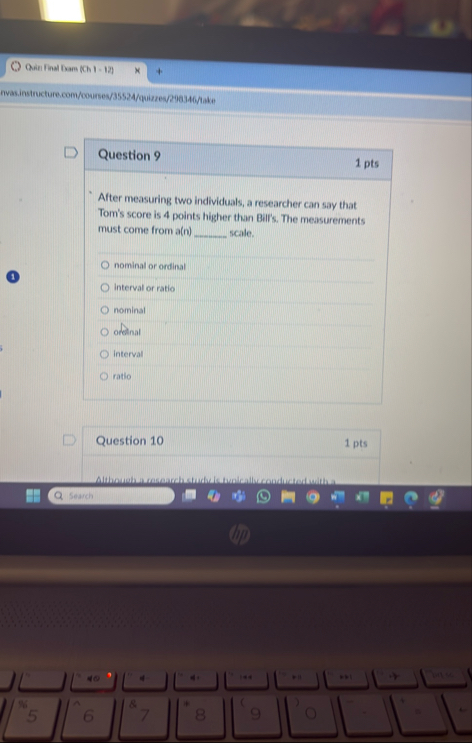 Solved Ouite Final Fam (Ch 1-124Question 91 ﻿ptsAfter | Chegg.com