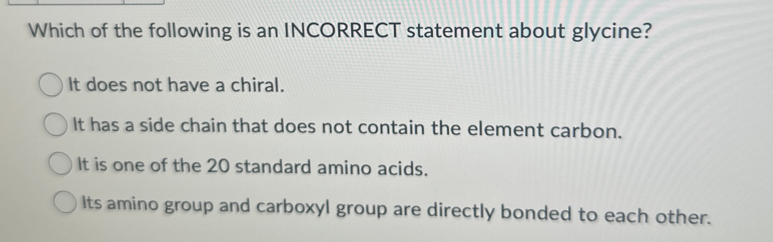Solved Which of the following is an INCORRECT statement | Chegg.com