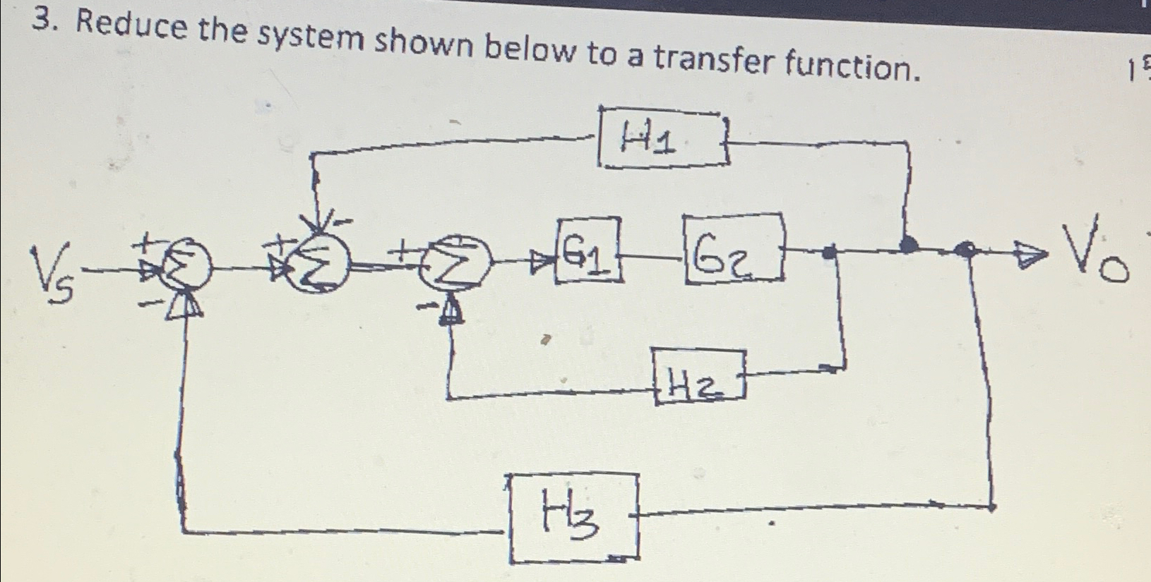 Solved Reduce the system shown belnus to | Chegg.com