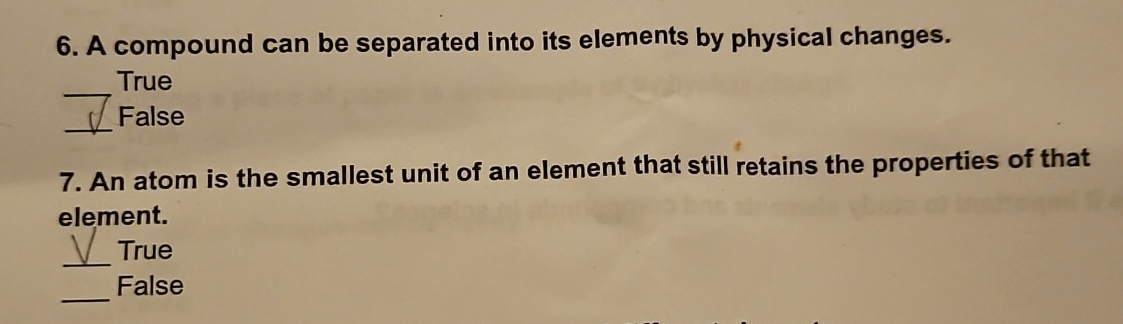 Solved A compound can be separated into its elements by | Chegg.com