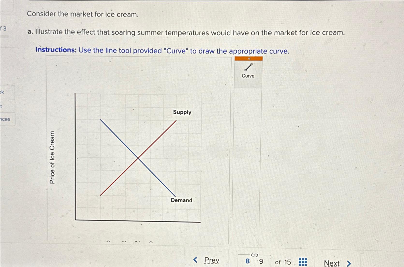 Solved Consider the market for ice cream.f 3a. ﻿Illustrate | Chegg.com