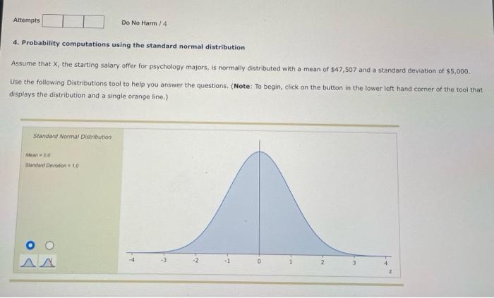 Solved 4. Probability computations using the standard normal | Chegg.com