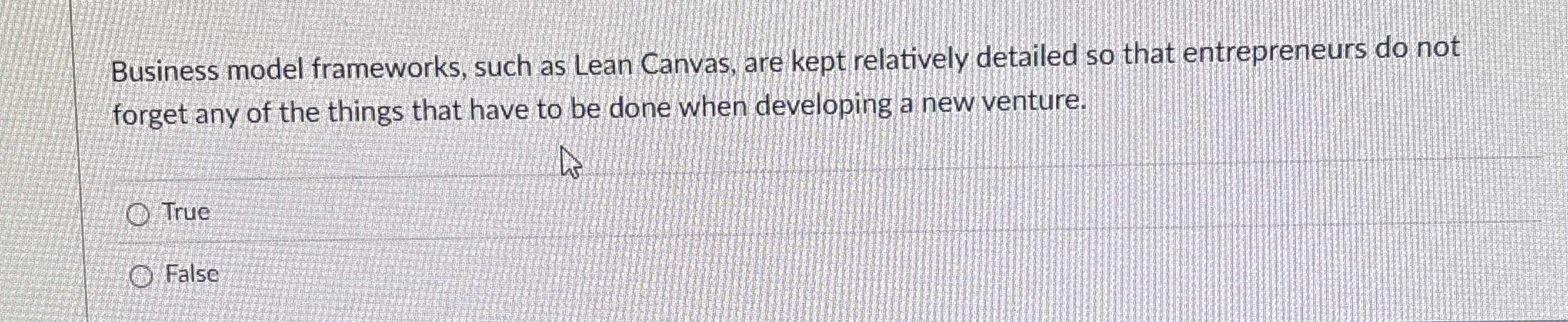 Solved Business model frameworks, such as Lean Canvas, are | Chegg.com