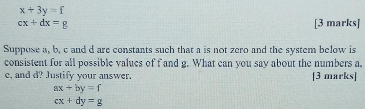 Solved n 2 a) Construct three different augmented matrices | Chegg.com