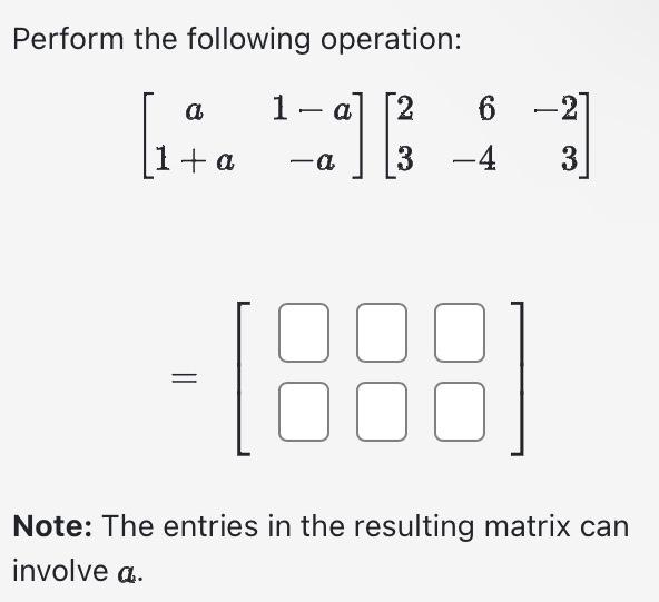 Solved Perform the following operation: | Chegg.com