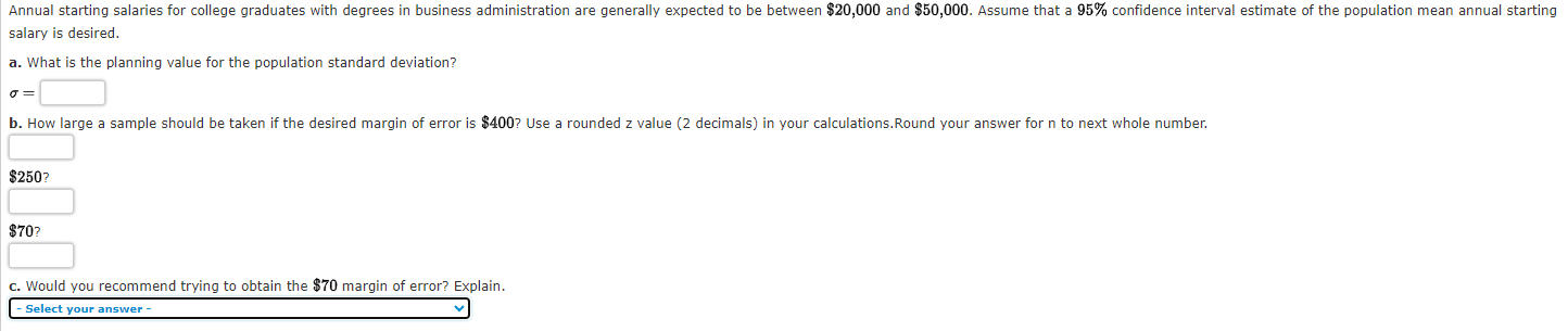 Solved salary is desired.a. ﻿What is the planning value for | Chegg.com