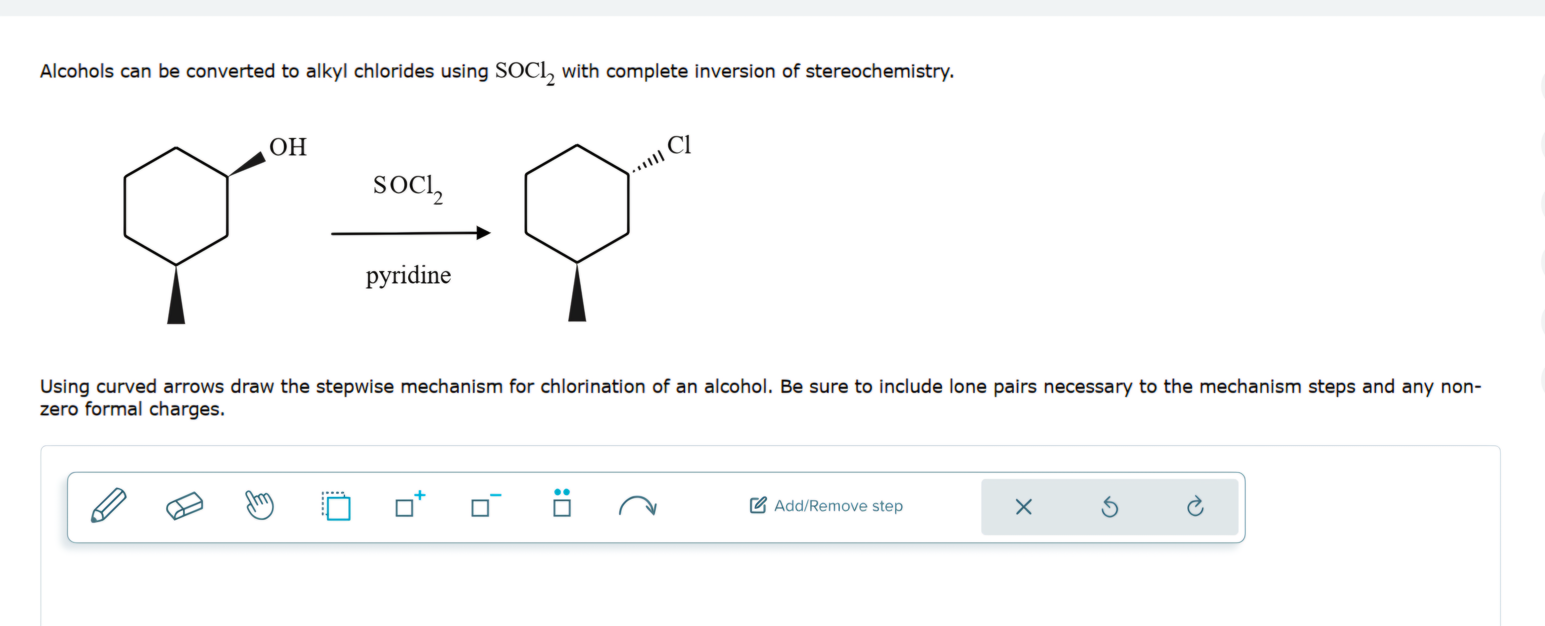 Solved Alcohols can be converted to alkyl chlorides using | Chegg.com