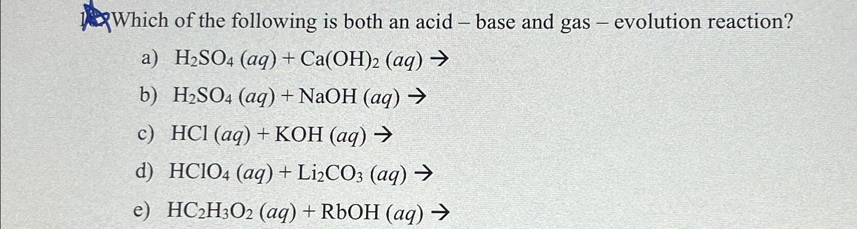 Solved 10Which of the following is both an acid - ﻿base and | Chegg.com