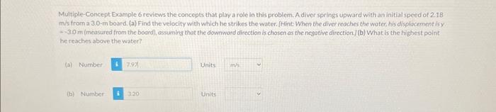 Solved Multiple-Concept Example o reviews the concepts that | Chegg.com