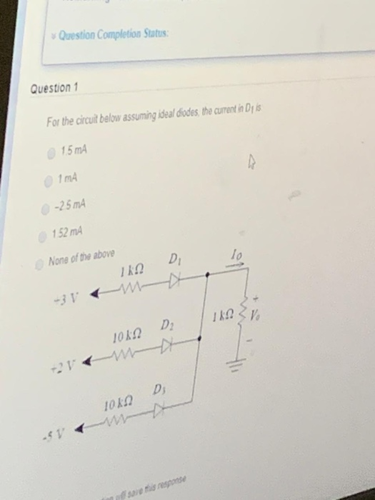 Solved Question Completion Status: Question 1 For the | Chegg.com