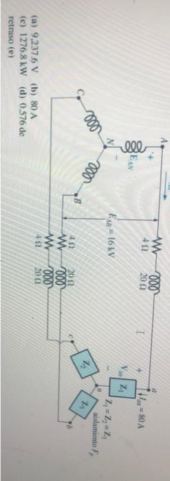 Solved Three Phase SystemThe Y-Y system in the figure has a | Chegg.com