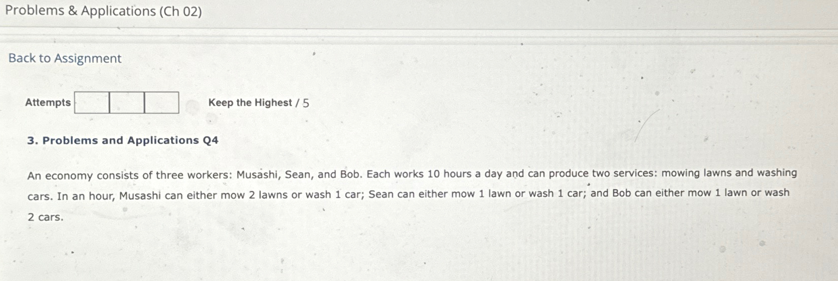 Solved Problems & Applications (Ch 02)Back to | Chegg.com