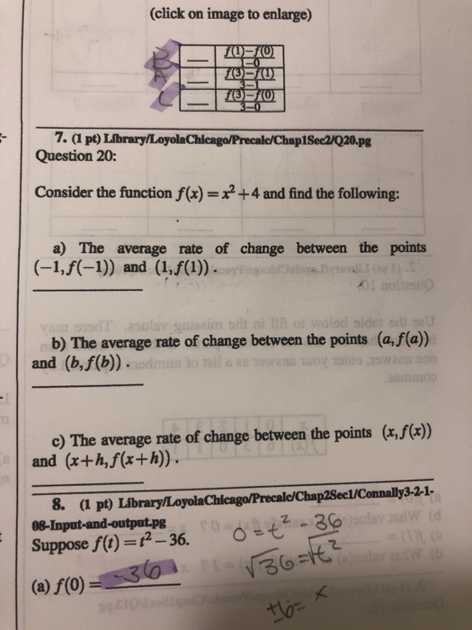 Solved (click on image to enlarge) 10-10) 0 13-0) 1310) 30 | Chegg.com