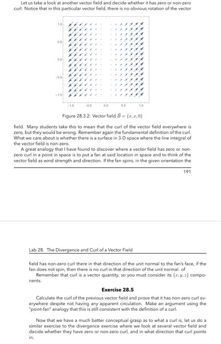 Let us take a look at another vector field and decide | Chegg.com