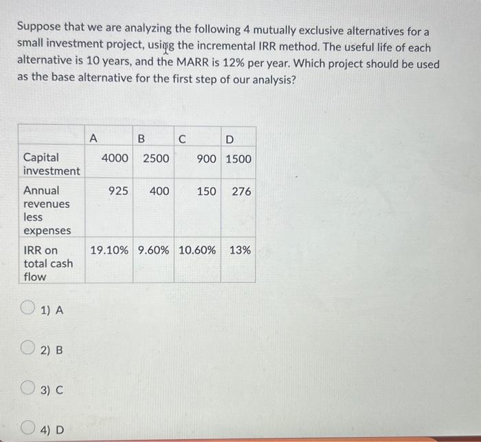 Solved Suppose that we are analyzing the following 4 | Chegg.com