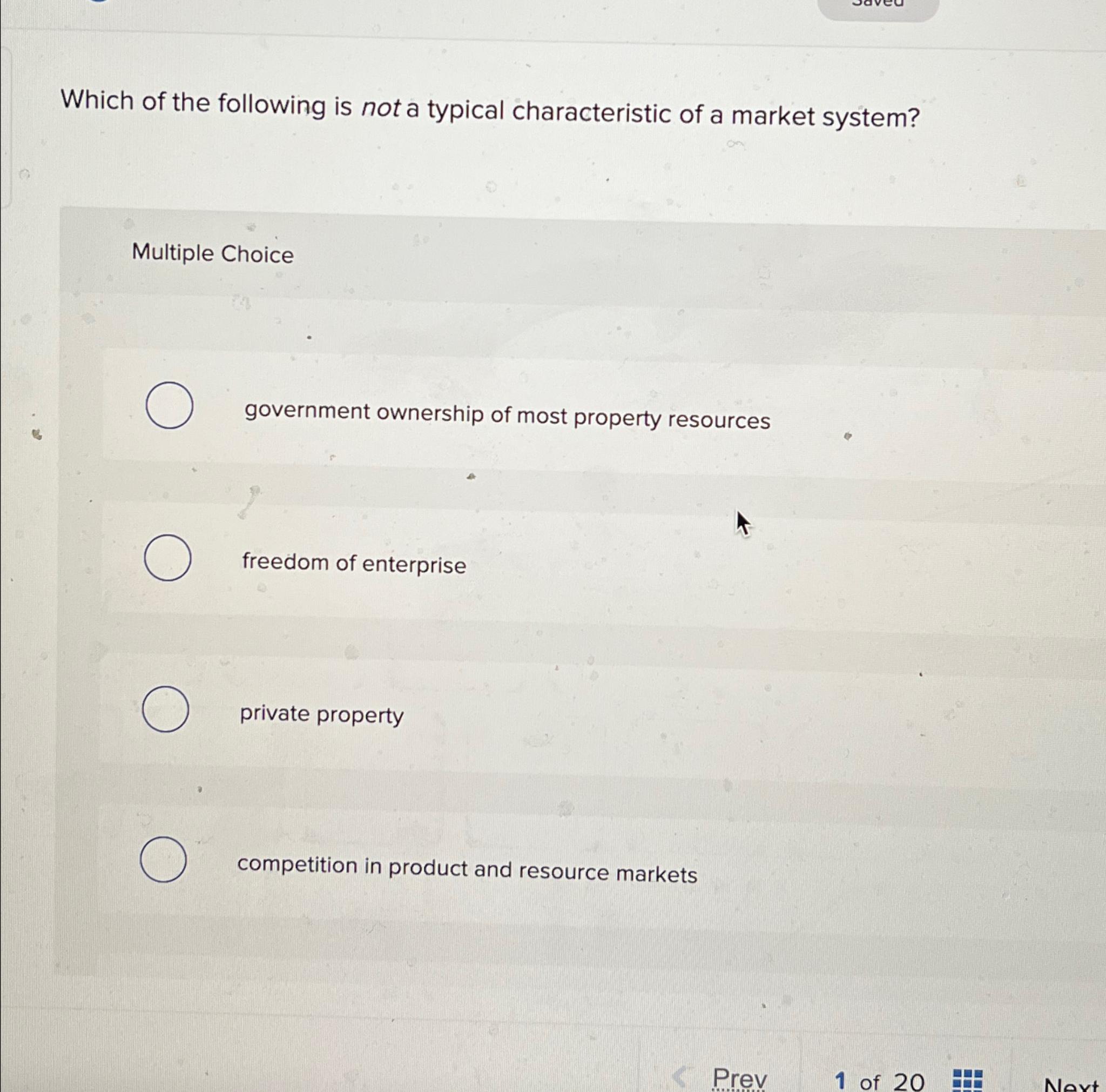 Solved Which of the following is not a typical | Chegg.com