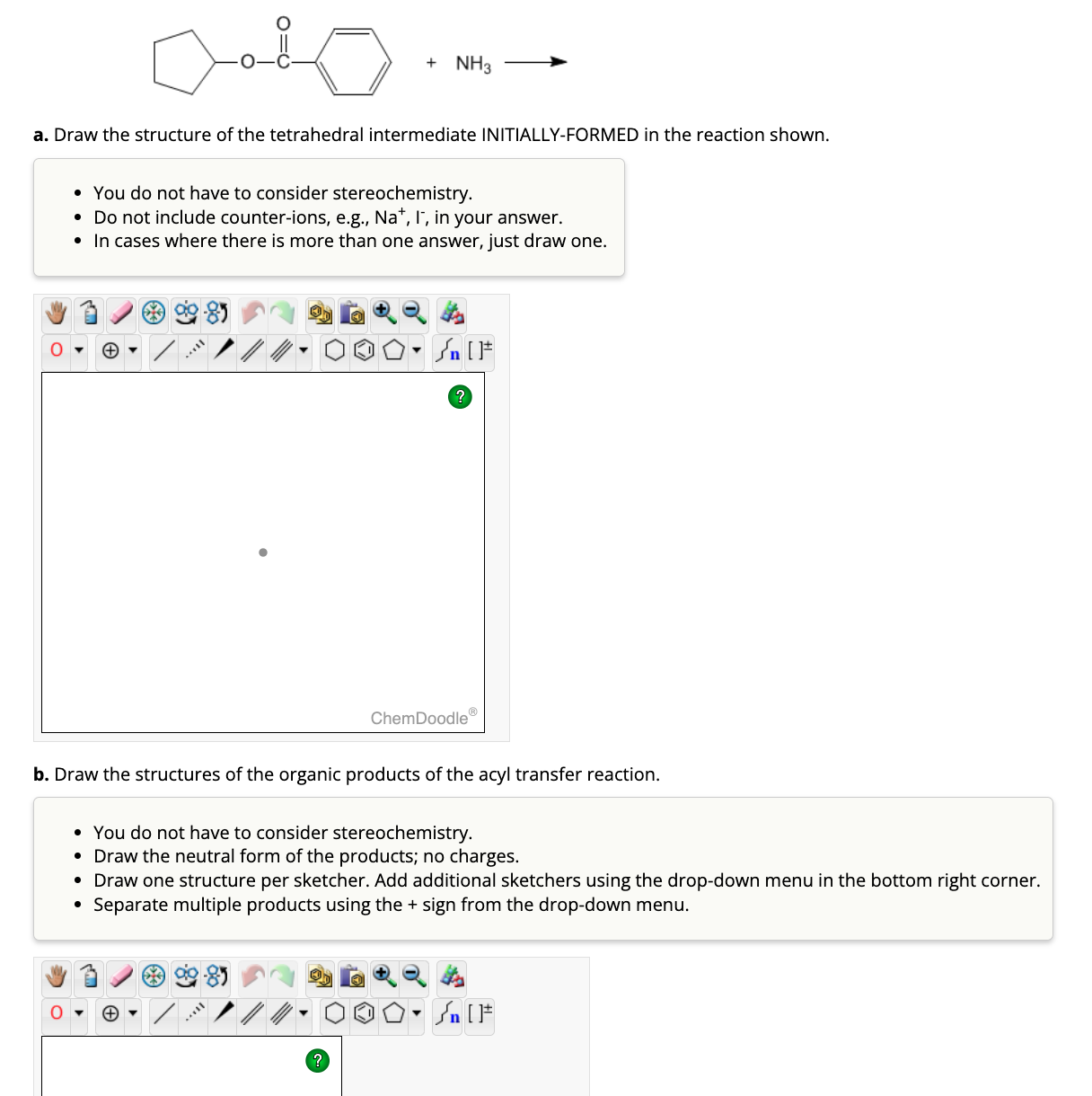 Solved a. ﻿Draw the structure of the tetrahedral | Chegg.com