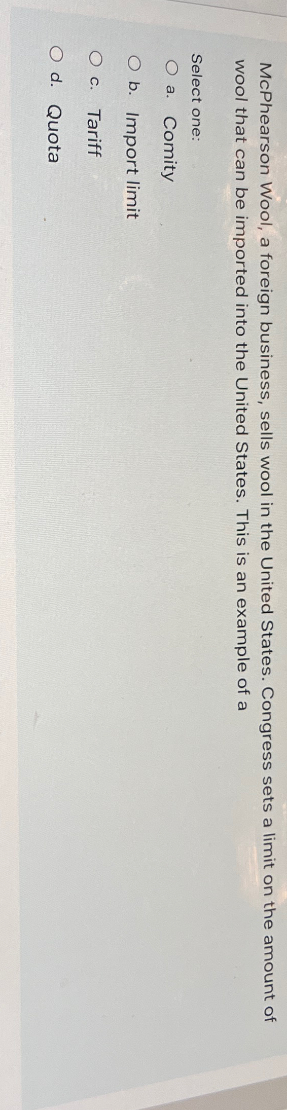 Solved McPhearson Wool, a foreign business, sells wool in | Chegg.com