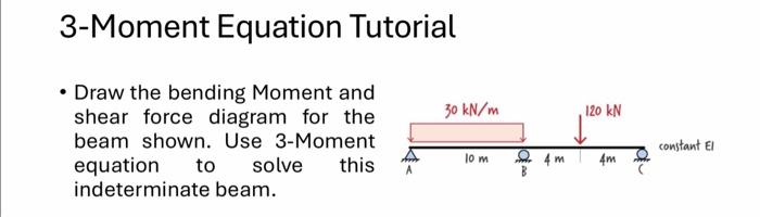 [Solved]: by using ACI code 3-Moment Equation Tutorial - Dra