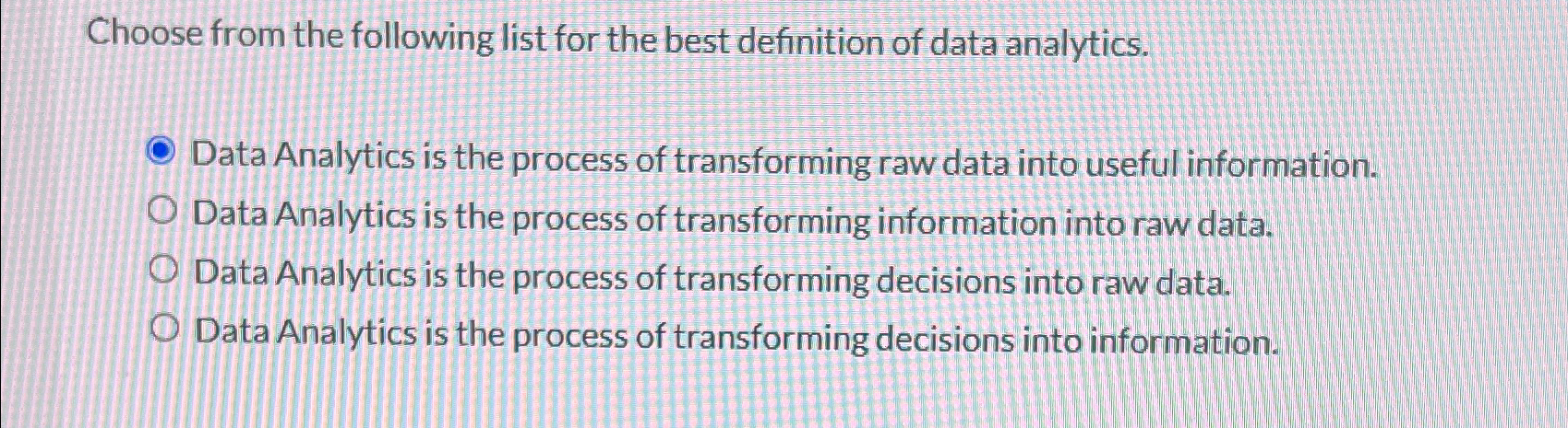 Solved Choose from the following list for the best | Chegg.com