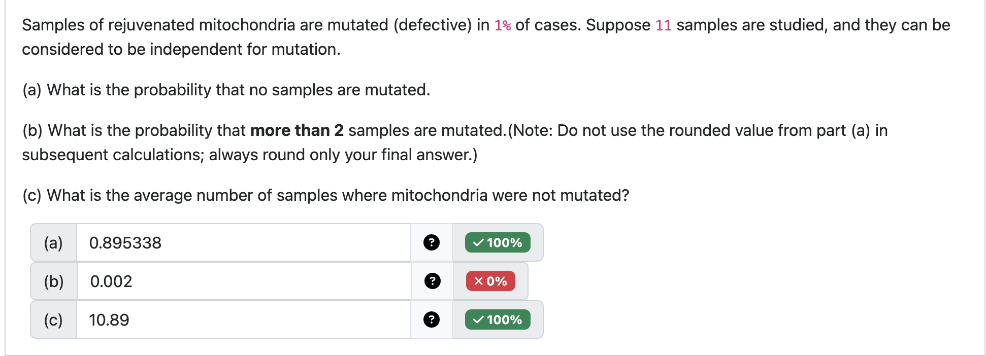 Solved Samples of rejuvenated mitochondria are mutated | Chegg.com