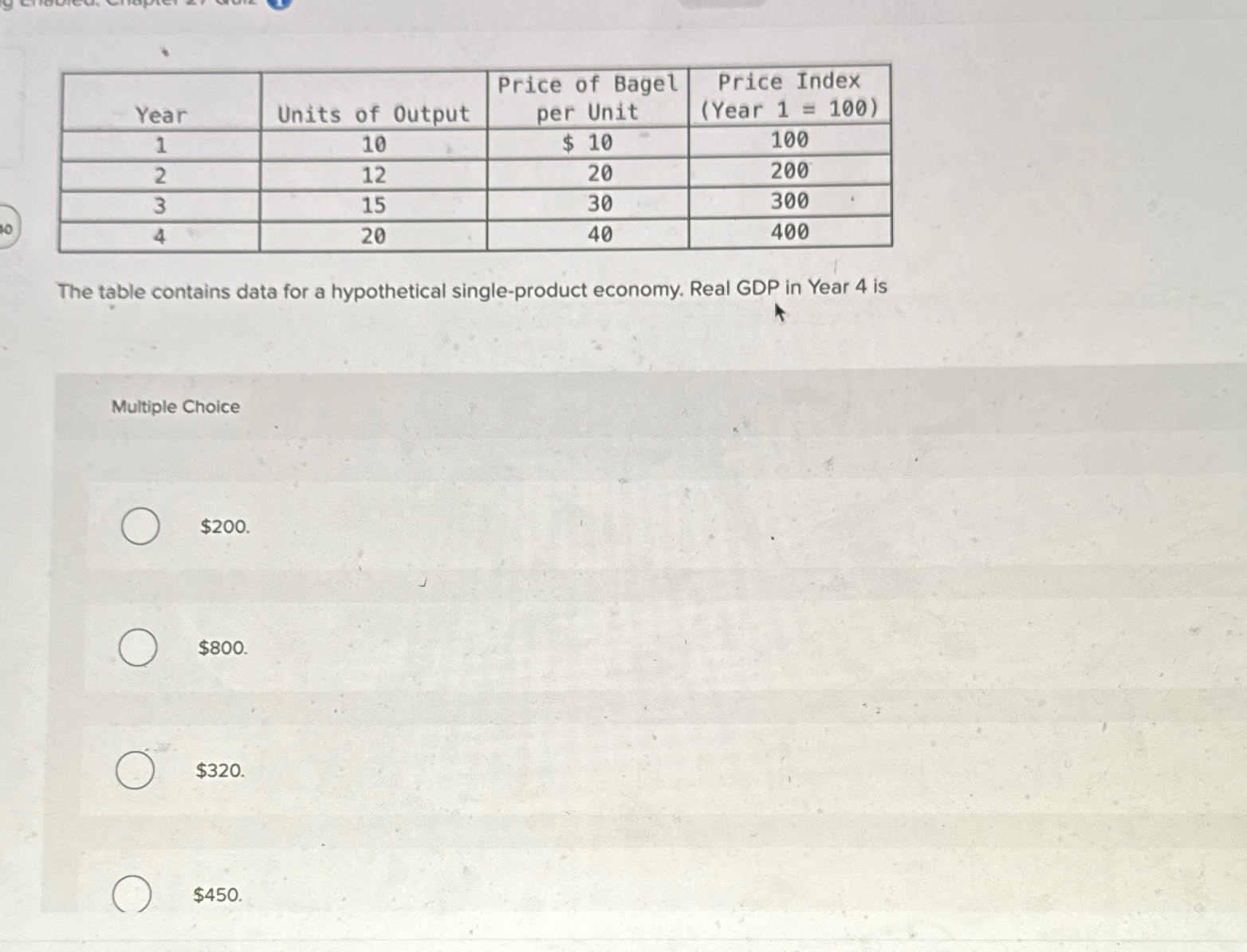 Solved \table[[Year,Units of Output,\table[[Price of | Chegg.com