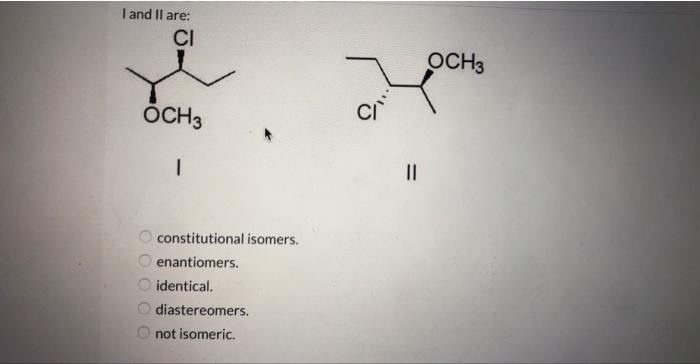 Solved constitutional isomers. enantiomers. identical. | Chegg.com