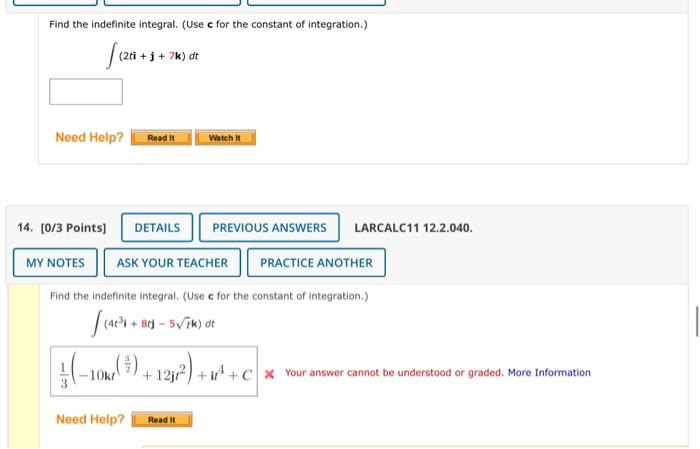 Solved Find the indefinite integral. (Use c for the constant | Chegg.com