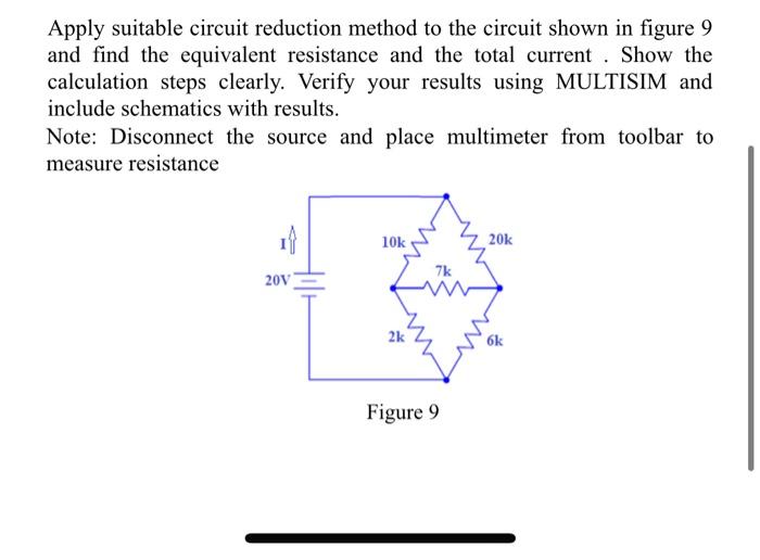 Solved Apply suitable circuit reduction method to the | Chegg.com
