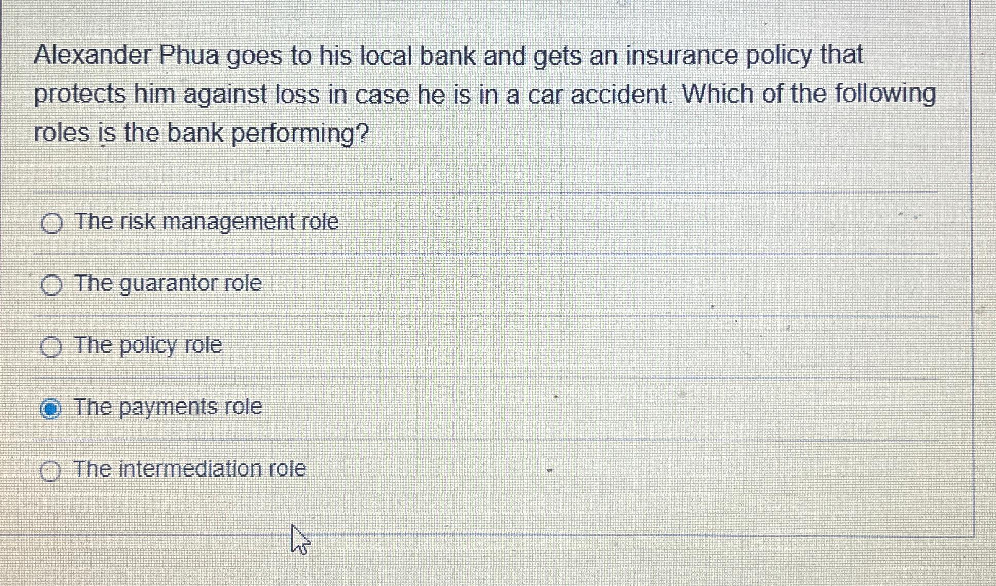 Solved Alexander Phua goes to his local bank and gets an | Chegg.com