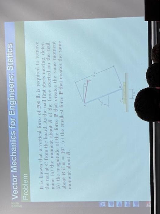 Solved Vector Mechanics for Engineers: Statics Problem It is | Chegg.com