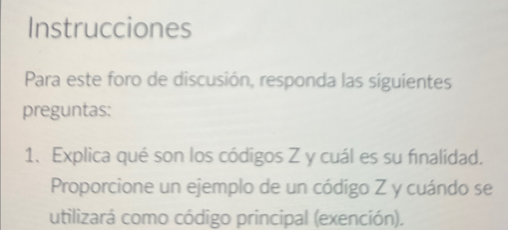Solved InstruccionesPara este foro de discusión, ﻿responda | Chegg.com