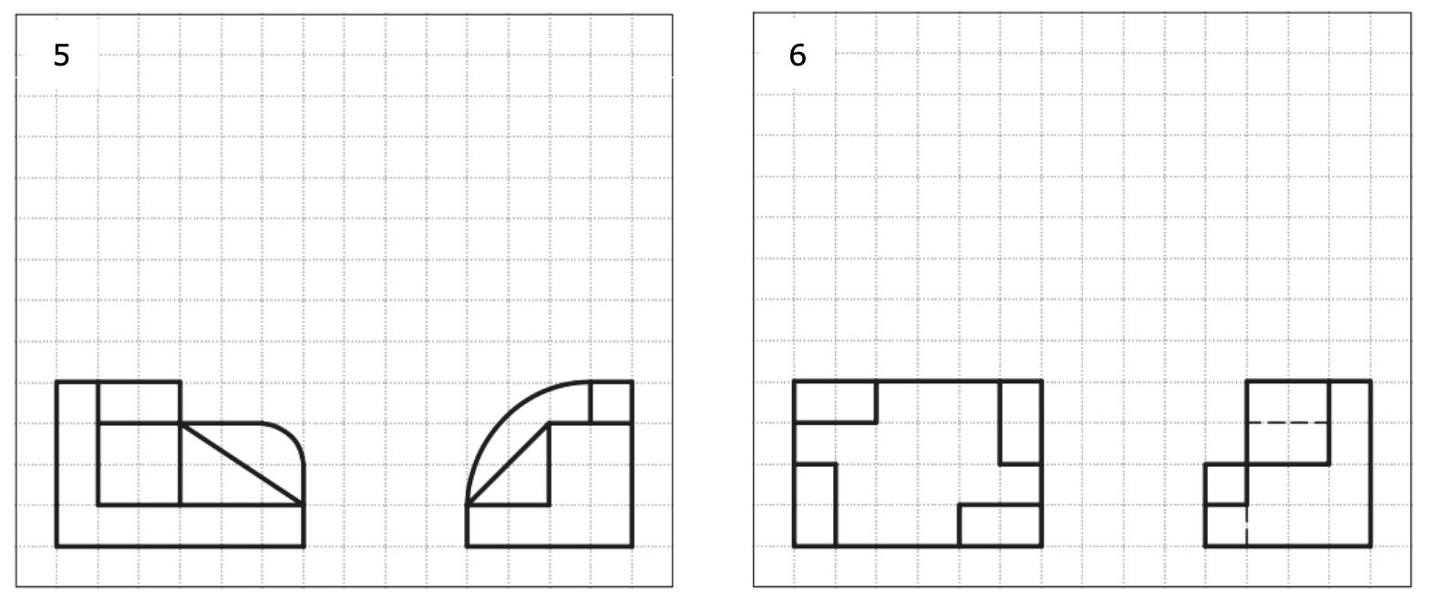 Solved draw the missing view AND isometric view of the | Chegg.com